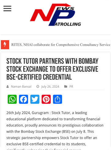 Stock Market Trading Courses Online for Beginners | StockTutor